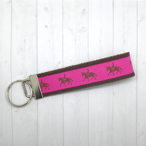 Preppy Keychain – Horses – Lucky Girl Bows ~ Hair Bows and More